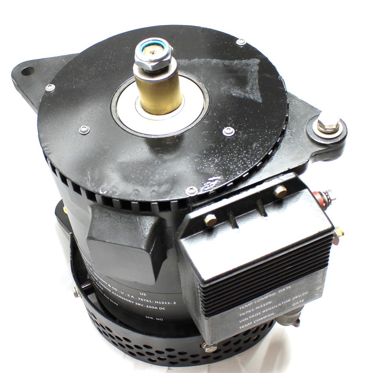 200 Amp Rebuilt Alternator 28 Volt HMMWV